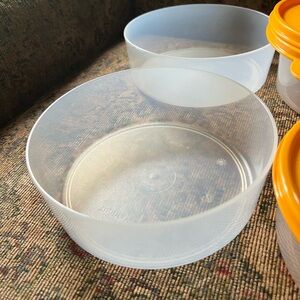 Tupperware | Kitchen | New 3 Cup Tupperware Clear Wonder Bowls With ...
